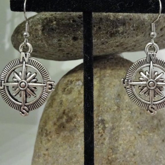 Jewelry | Compass Earrings | Poshmark